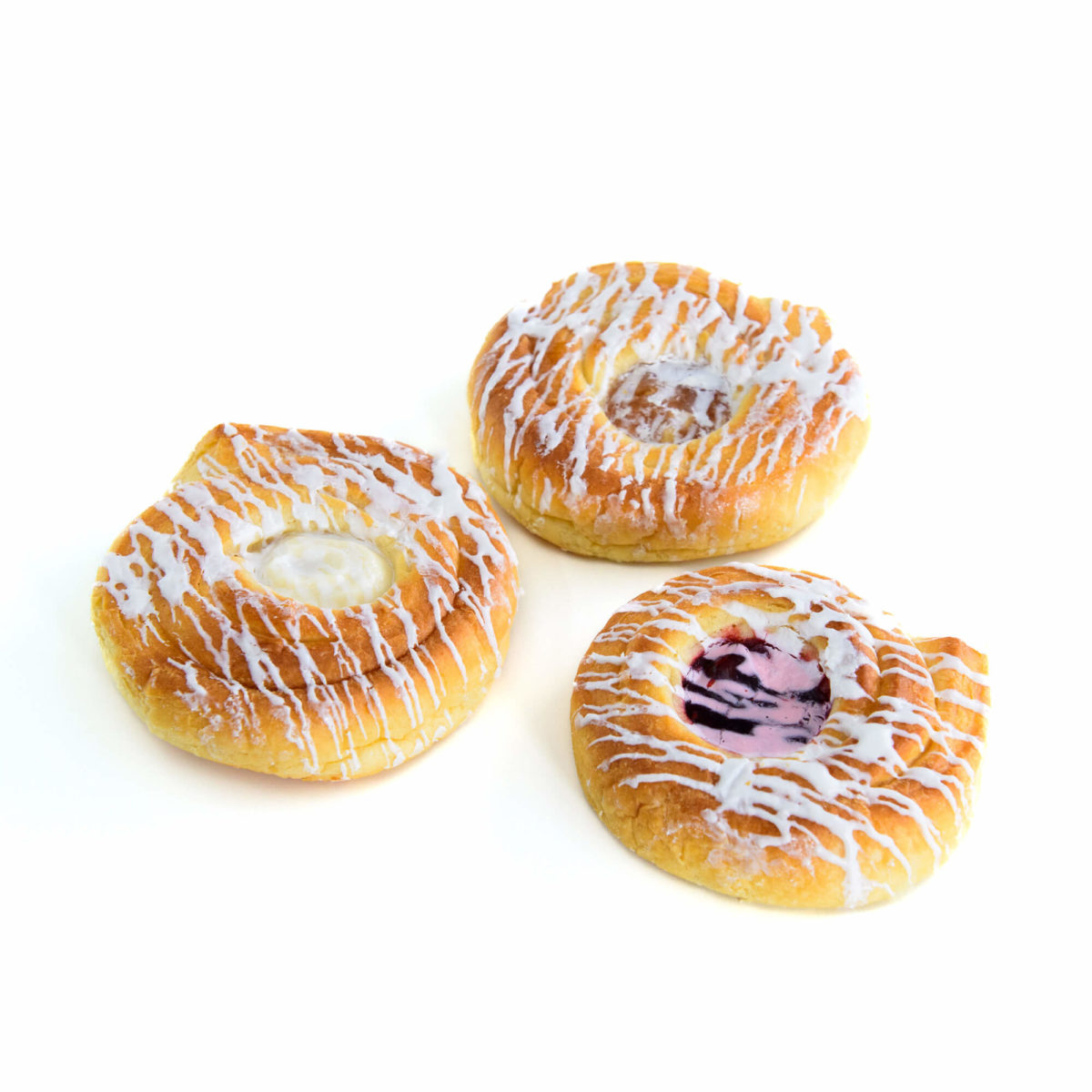Crown Danish Variety Pack - Apple, Cheese, and Raspberry - 2.75 oz - La ...