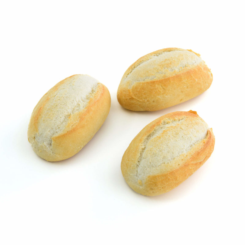 White Piccolo Roll 2.46 oz - La Francaise Bakery